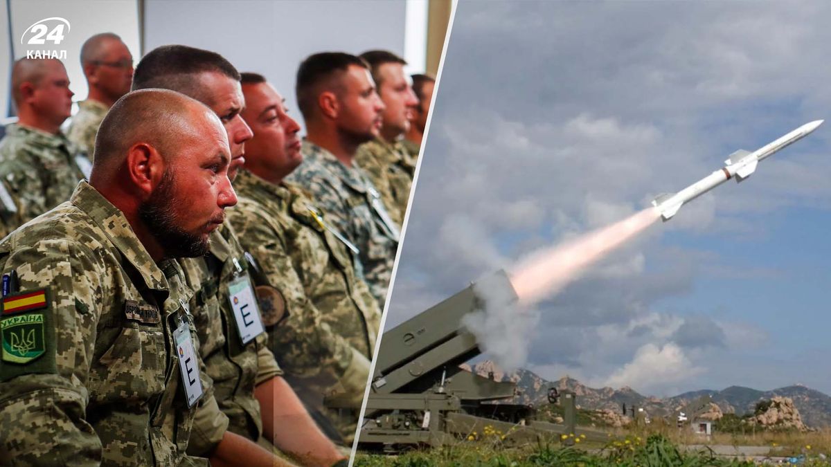 Наши военные в Испании учатся пользоваться ЗРК Aspide - 24 Канал