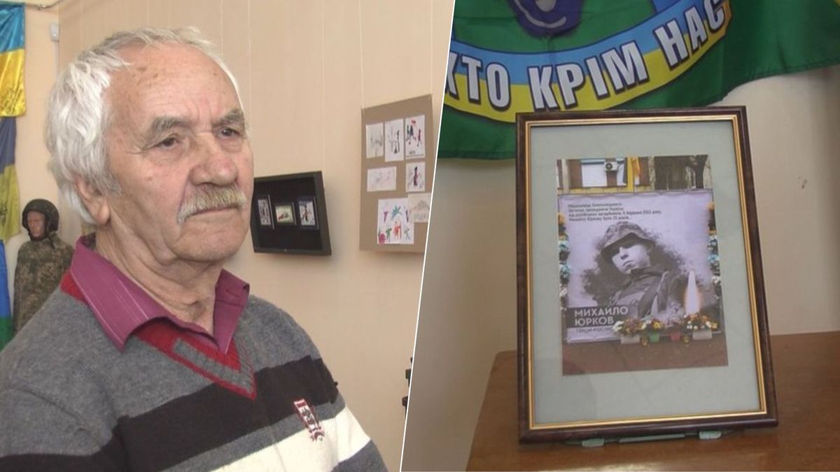 Хмельницкий художник Иван Юрков похоронил внука-воина и ждет с войны ...