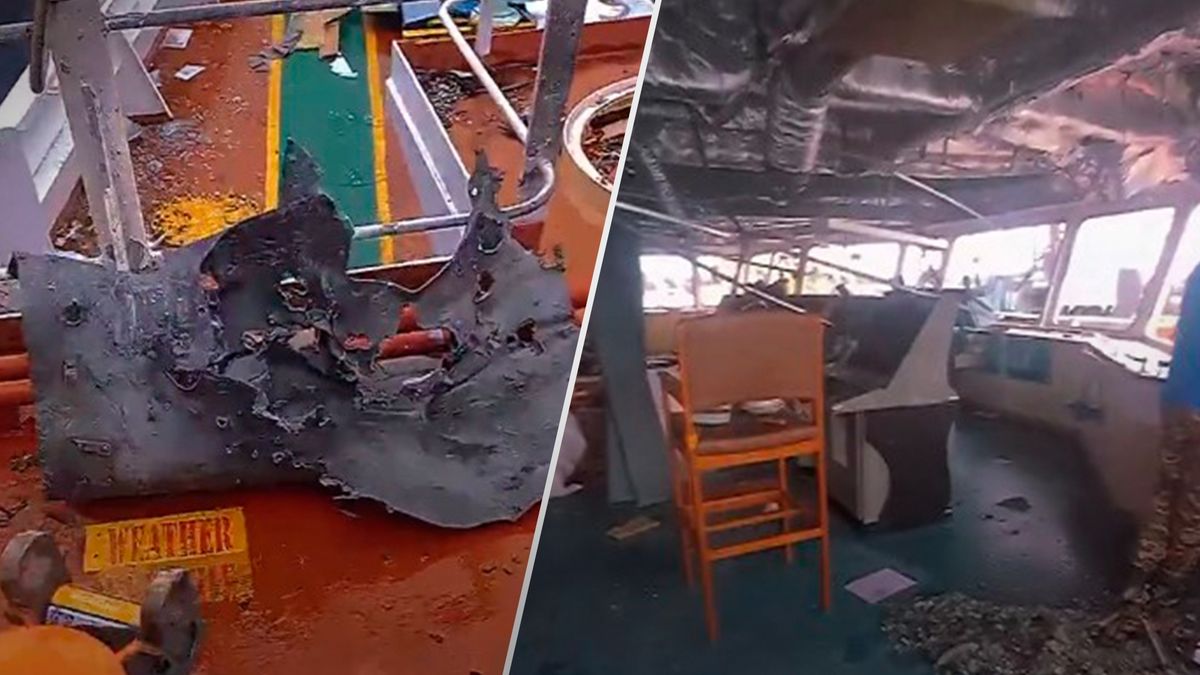 Обстрел судна на Одещине видео - в сети показали якобы последствия ...