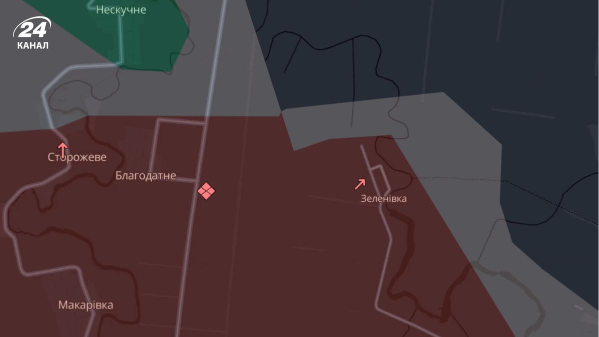 Карта DeepState 24 грудня 2024 - де просунулася Росія, чи оточена Макарівка - 24 Канал