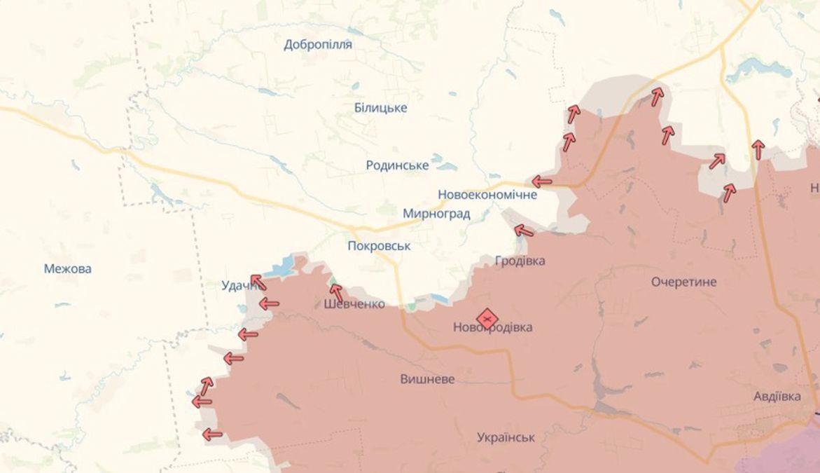Де Росія має просування на фронті - карта DeepState - 24 Канал