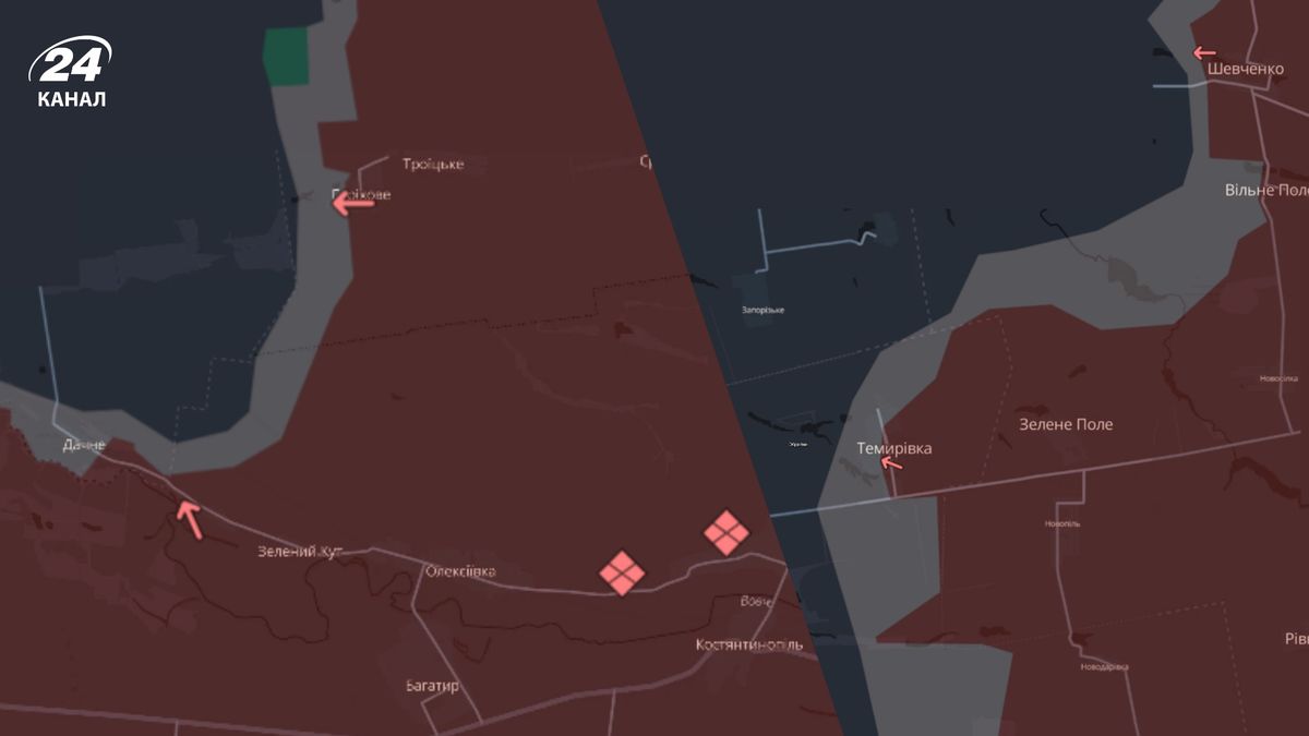 Карта DeepState 15.08.2025 - Росія має 3 просування - новини України - 24 Канал