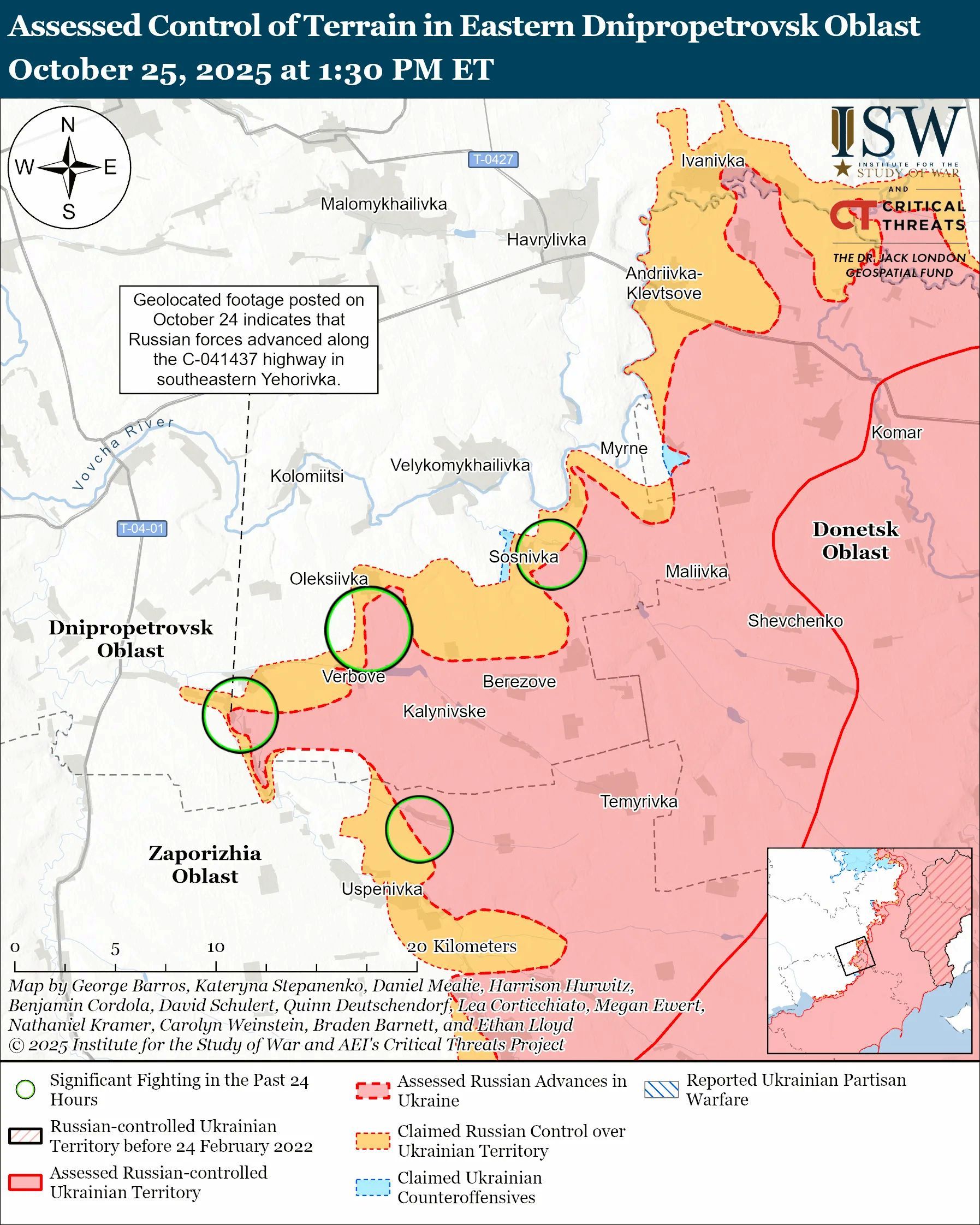 Обзор фронта ISW 26 октября - где продвинулись ВСУ и россияне - Новости Украины - 24 Канал